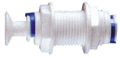 China Buik Head Adapter Push To Connect Water Fittings with 16.5mm Thread for RO Filter Systems for sale