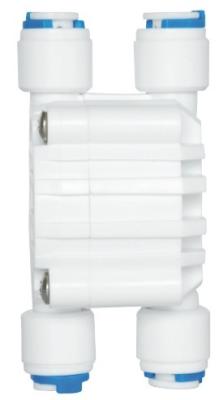 China Shut Off Adapter Quick Connect Water Fitting 1/4 to 3/8 Elbow Joint 3kg Pressure for sale