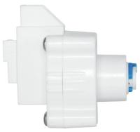 China Low Pressure Plastic Push to Connect Tube Fittings 1/4 to 3/8 Inch Elbow Joint Quick Connect Pipe Fittings for sale