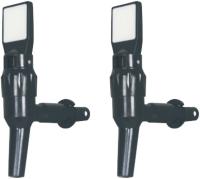 China Brass Adjustable Plating Water Dispenser Faucet 26x86x83mm with Food Grade PP Material and Chrome Finish for sale