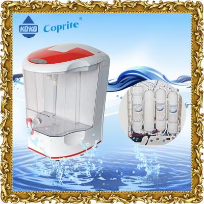 China 75gpd 5 Stage Reverse Osmosis Water Filtration System With Plastic Tap High Absorbency for sale