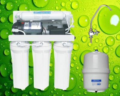 China 5 Stage 50 GPD Reverse Osmosis System 10 Inch White Water Filter RO System for sale