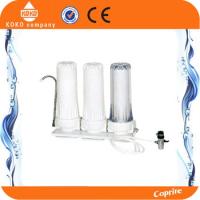 China 10-Inch 3-Stage Water Purifier System with 6000L Capacity and 8-125 PSI Pressure Range for Household Filtration for sale