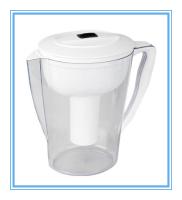 China Ceramic Filter Water Purifier Pitcher with 8.5-9.4 pH Alkaline Water and -180mV to -250mV ORP for sale