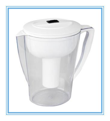 China Ceramic Filter Water Purifier Pitcher with 8.5-9.4 pH Alkaline Water and -180mV to -250mV ORP for sale