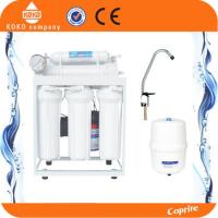 China 5 Stage Reverse Osmosis Water Filtration System 50GPD Under Sink with Auto Flush and Pressure Gauge for sale