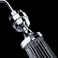 China SF220 Faucet Mounted Shower Head Water Filter with 2-Stage KDF/CAG Technology - 5.4x3.7x3.7 Inches for sale