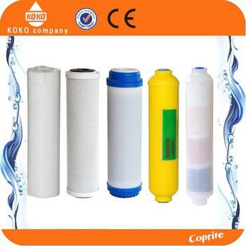 China 10-inch Granular Activated Carbon Water Filter Cartridge for RO Systems - 28mm Inner Diameter, 71mm/114mm Outer Diameter for sale