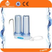 China KK-D-2 2-Stage Water Filter System with 6000L Capacity and Clear Housing for Kitchen Sink for sale