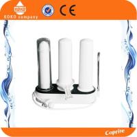 China 10 Inch 3-Stage Activated Carbon Water Filter System 6000L Capacity 8-125 PSI Pressure Range KK-T-9 Model for sale