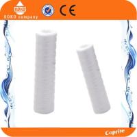 China 10 Inch PS Cotton Water Filter Cartridge - 28mm ID 63mm OD Polypropylene Whole House RO System Filter for sale