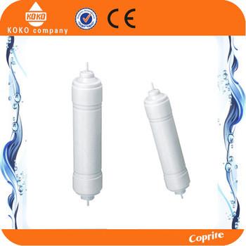 China 10 Inch White T33 Water Filter Cartridge 1/4 FNPT for Reverse Osmosis System for sale