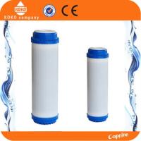 China 10 Inch 0.5 Micron GAC Water Filter Cartridge - White Color, 28mm ID x 71mm OD for RO Systems for sale
