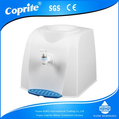 China Square Top Load Plastic Water Cooler Mini Filtered Dispenser 28.8×28.8×26.4cm for 2-5 Gallon Bottles for sale