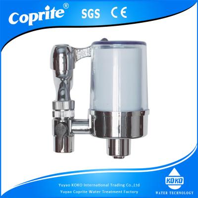 China Silver-Plated Kitchen Faucet Water Filter System with 0.2-0.5μm Ceramic Filter and Universal Adapter for sale