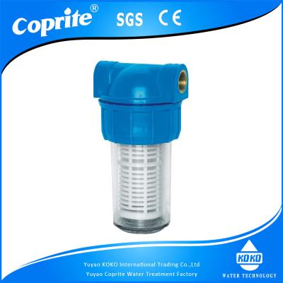 China Plastic Pre Pipeline Shower Head Water Filter 1/2 Inch 3/4 Inch 1 Inch with 18 Bar Pressure Rating for sale