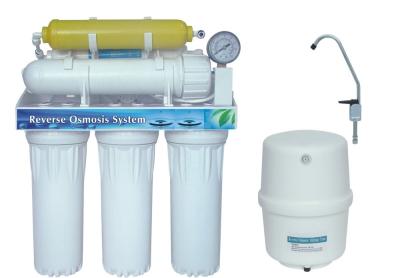 China CE Certified 6 Stage Reverse Osmosis Water Filtration System Under Sink 50GPD RO Purifier for sale