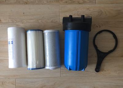 China 10 Inch Big Blue Water Filter Housing PP Jumbo with Air Release 125PSI for sale