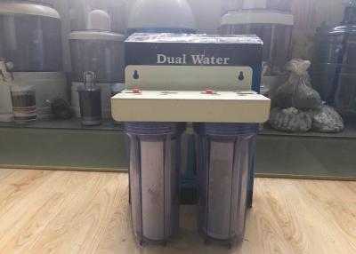 China 2 Stage Water Purifier 10 Inch PP CTO Filter Transparent Housing 8-125PSI for sale
