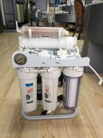 China Auto Flush 5 Stage Reverse Osmosis Water Filtration System 50GPD with Pressure Gauge for sale