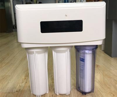 China 5 Stage 75 GPD Household Reverse Osmosis Water Filtration System with Cover for sale