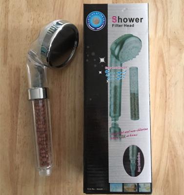 China Filtered Handheld Shower Head Filtration System / Flow Filter Handheld Shower Head for sale
