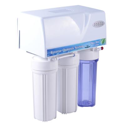 China CE ROHS Certified 5-Stage Alkaline Water Filter System with 0.0001 Micron RO Membrane and 3.8L/min Flow Rate for sale
