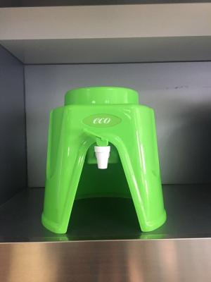 China Desktop Green PP Mini Filtered Water Dispenser for 5 Gallon Bottle for sale