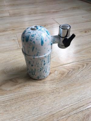 China Chrome Coconut Carbon Cartridge Water Tap Filter System with 0.2-0.5 Micron Ceramic Filtration for Bathroom and Kitchen for sale