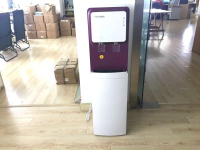 China SGS Standing Water Dispenser with Compressor Cooling 220V/110V UF RO Filtration System for sale