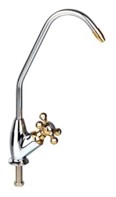 China Single Handle Brass Gooseneck Kitchen Faucet for RO Systems - 500,000 Cycle Life Test, 5-Year Warranty for sale