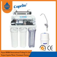 China Household 50GPD 6 Stage Reverse Osmosis Water Filtration System with UV Sterilizer for sale