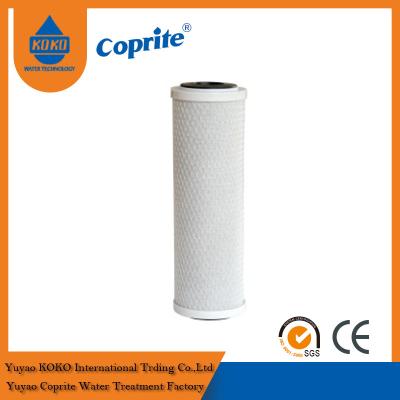 China 10 Inch CTO Coconut Carbon Block Water Filter Cartridge 5 Micron 68mm OD for sale