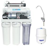 China 50GPD Reverse Osmosis Water Filtration System with 6W UV Sterilizer 6 Stage for sale