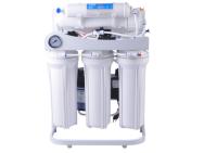 China 5 Stage Auto Flush Reverse Osmosis Water Filtration System with Iron stand Pressure Meter for sale