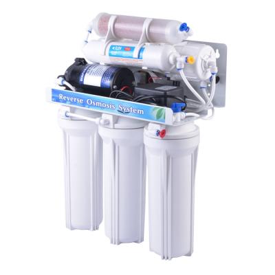 China 6 Stage Undersink Mineral Reverse Osmosis Water Filter System 50 GPD for sale