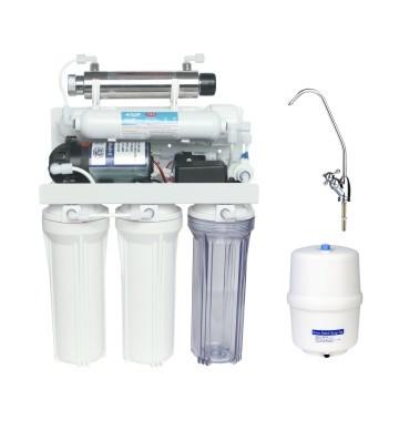 China 8 Stage 50 GPD Undersink Reverse Osmosis Water Purifier System 220V Household RO Filter for sale
