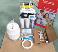 China Household 7 Stage Reverse Osmosis Water Filtration System 50 GPD with UV Lamp for sale