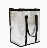China Picnic Pack Custom Aluminized Bubble Insulation Bag Takeaway Bag Lunch Ice Pack for sale