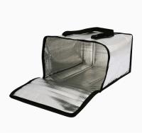 China Picnic Pack Custom Aluminized Bubble Insulation Bag Takeaway Bag Lunch Ice Pack for sale