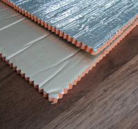 China Anti Glare Coating Foil Backed XPE Foam Material Heat Insulation Reinforced Weave Scrim for sale
