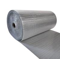 China 2600mm Width Aluminum Foil Fiberglass Insulation With Aluminum Foil 7 Micron for sale