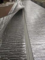 China 12mm Blue Insulation Pipe Wrap Radiator Membrane Aluminum Bubble Foil for sale