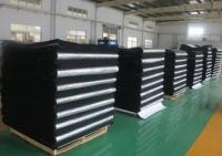 China Heavy Duty Black PE Pallet Cover Waterproof Perforated Roll Outdoor Storage Protects Pallets for sale
