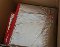China Custom Euro Pallet Cover Aluminum Foil Bubble Insulation Keep Cool  For Transportation Storing for sale