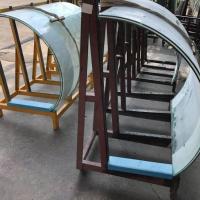 China Shopping Mall Guardrail Curved Tempered Glass With PVB / EVA / Sentry Glas Plus for sale