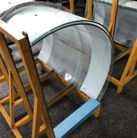 China Shopping Mall Guardrail Curved Tempered Glass With PVB / EVA / Sentry Glas Plus for sale