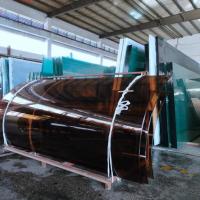 China Clear Low Iron Curved Tempering Guardrails Glass Interlayer Thickness 0.38-3.04mm Glass for sale