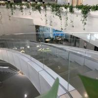 China Clear Low Iron Curved Tempering Guardrails Glass Interlayer Thickness 0.38-3.04mm Glass for sale