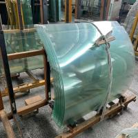 China Clear Low Iron Curved Tempering Guardrails Glass Interlayer Thickness 0.38-3.04mm Glass for sale
